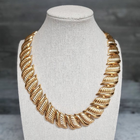 Napier | Jewelry | Vtg Signed Napier Gold Plated Reflections Statement ...